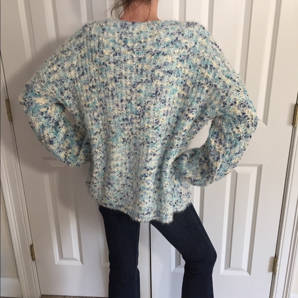 Sweaters | Multi Colored Oversized Knit Sweater | Poshmark